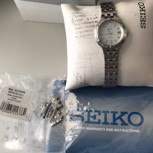 Seiko | Accessories | Seiko Solar Water Resist 3m Hardlex Crystal Watch ...